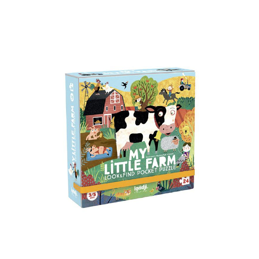 Casse-tête + jeu d'observation | Format poche - My little farm – les ...